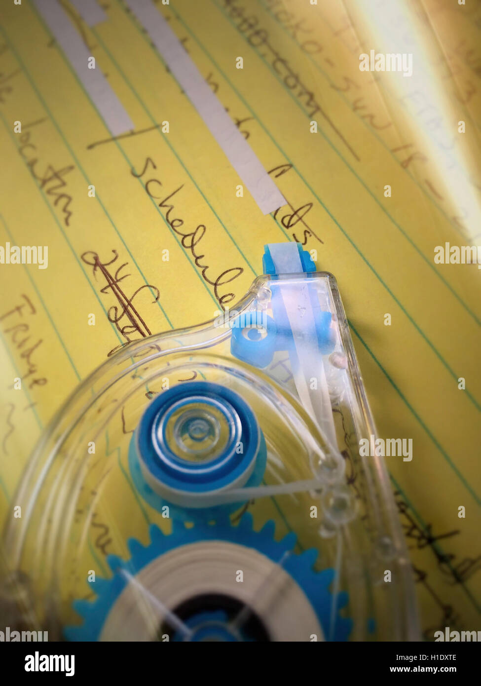 Handwritten correction hi-res stock photography and images - Alamy