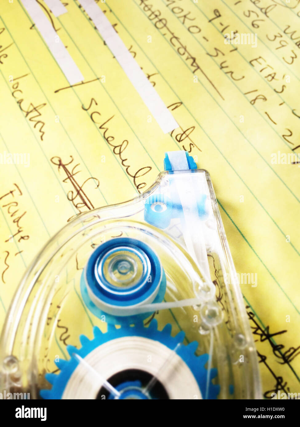 Handwritten correction hi-res stock photography and images - Alamy