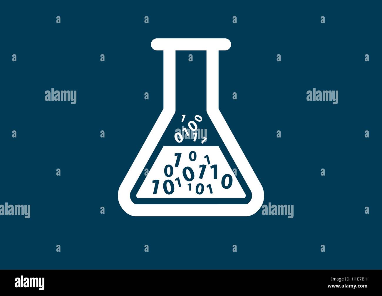 Digital healthcare and biotech symbol as vector illustration Stock ...