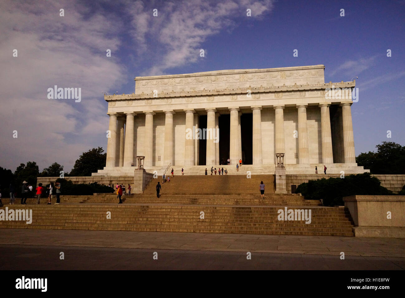 Washington dc lincoln memorial stairs hi-res stock photography and ...