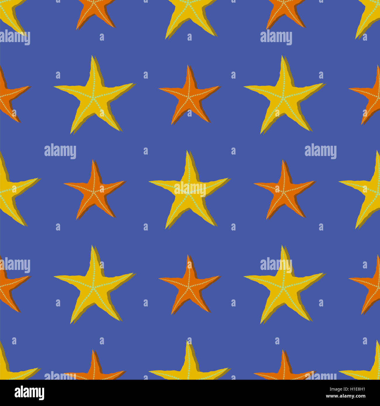 Exotic Seafisn Seamless Pattern Stock Photo - Alamy