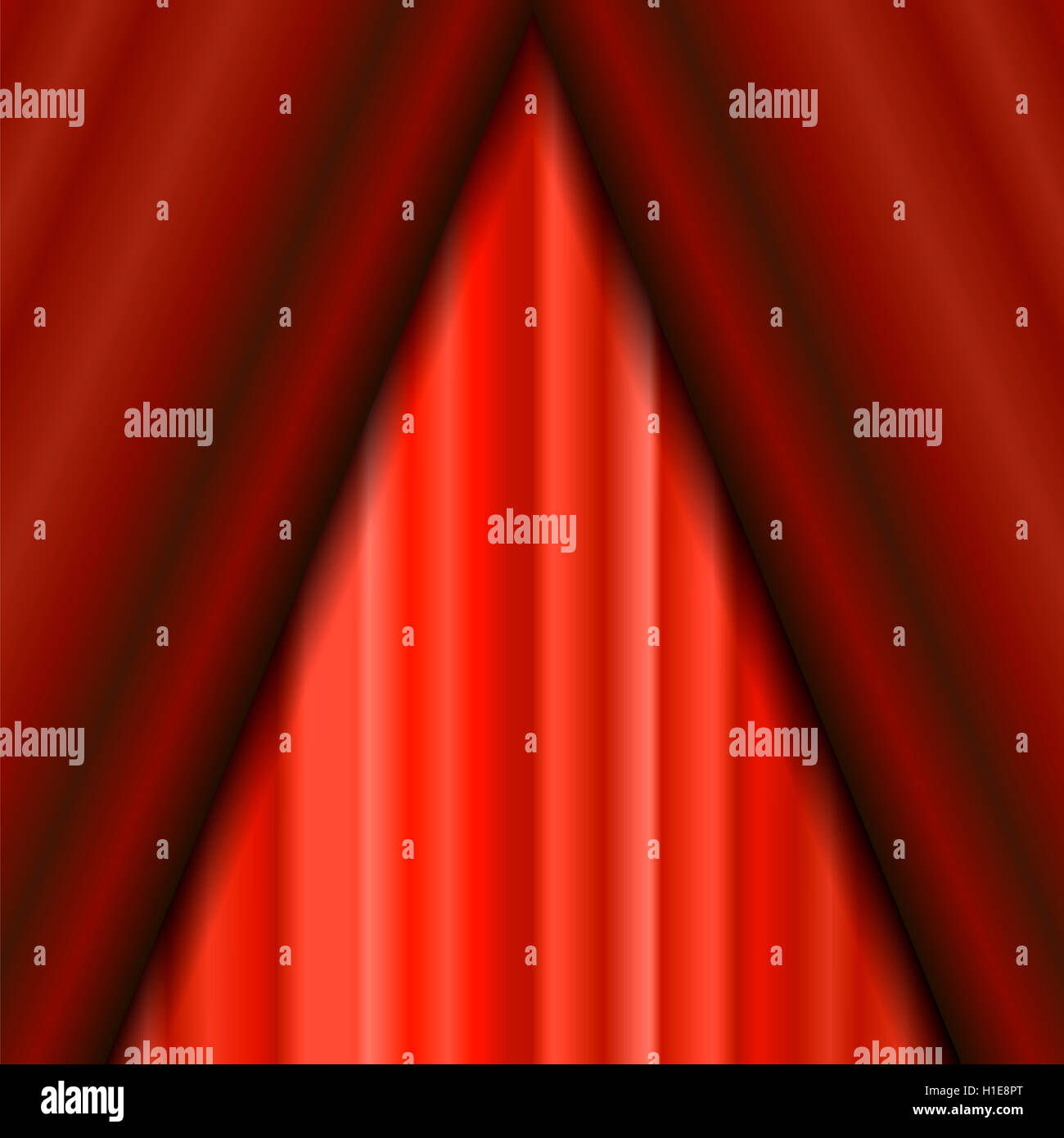 Cinema Closed Red Curtain Stock Photo - Alamy