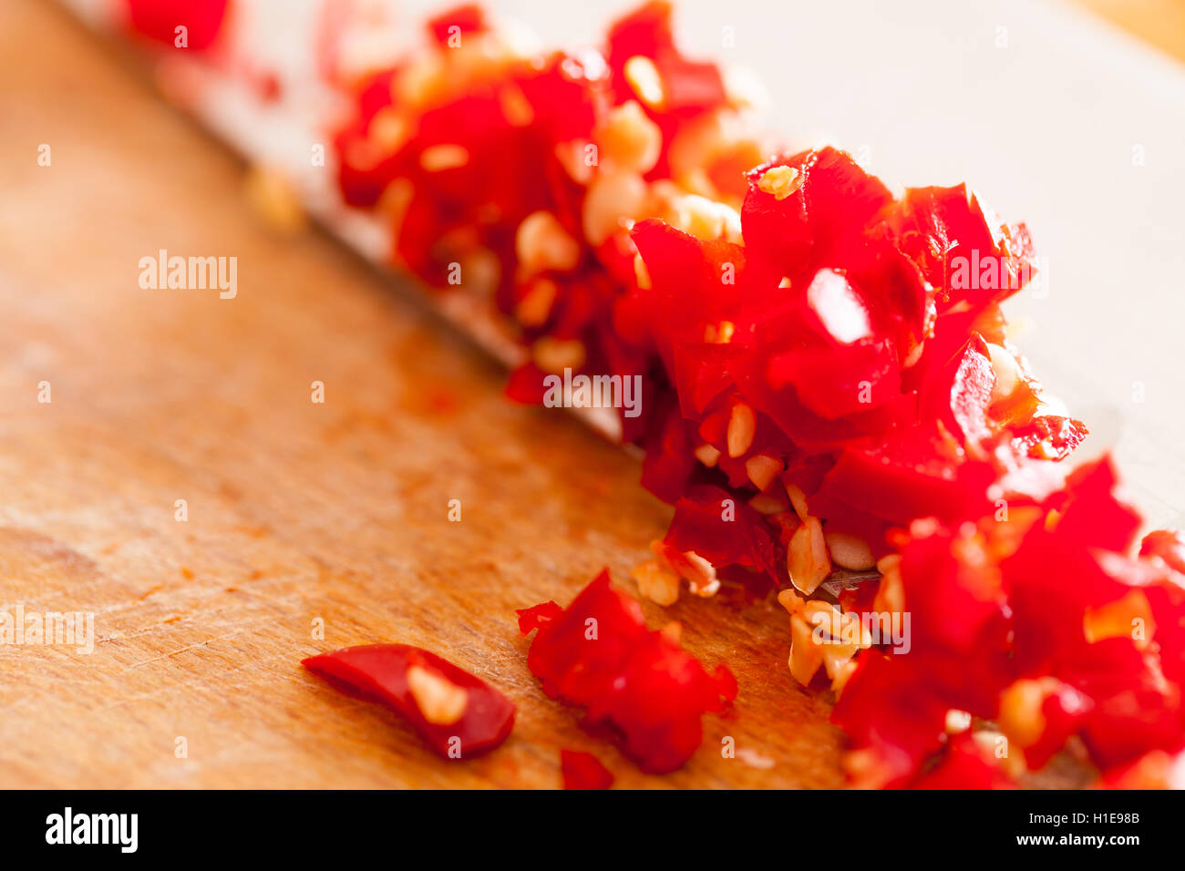 Chopped chili hi-res stock photography and images - Alamy