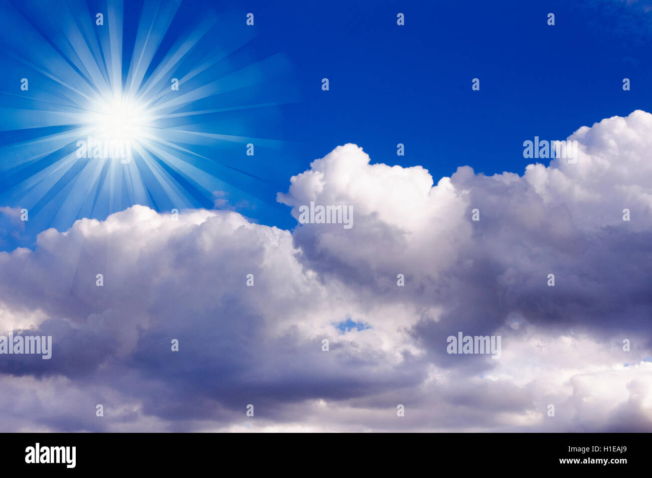 Sun and sky Stock Photo - Alamy