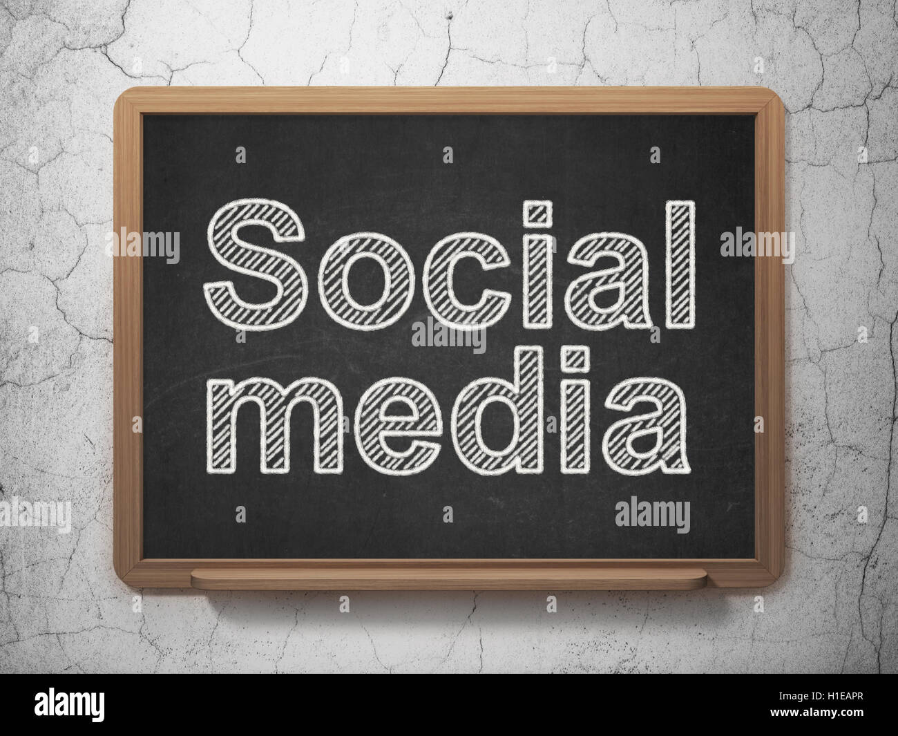 Social media concept: Social Media on chalkboard background Stock Photo ...