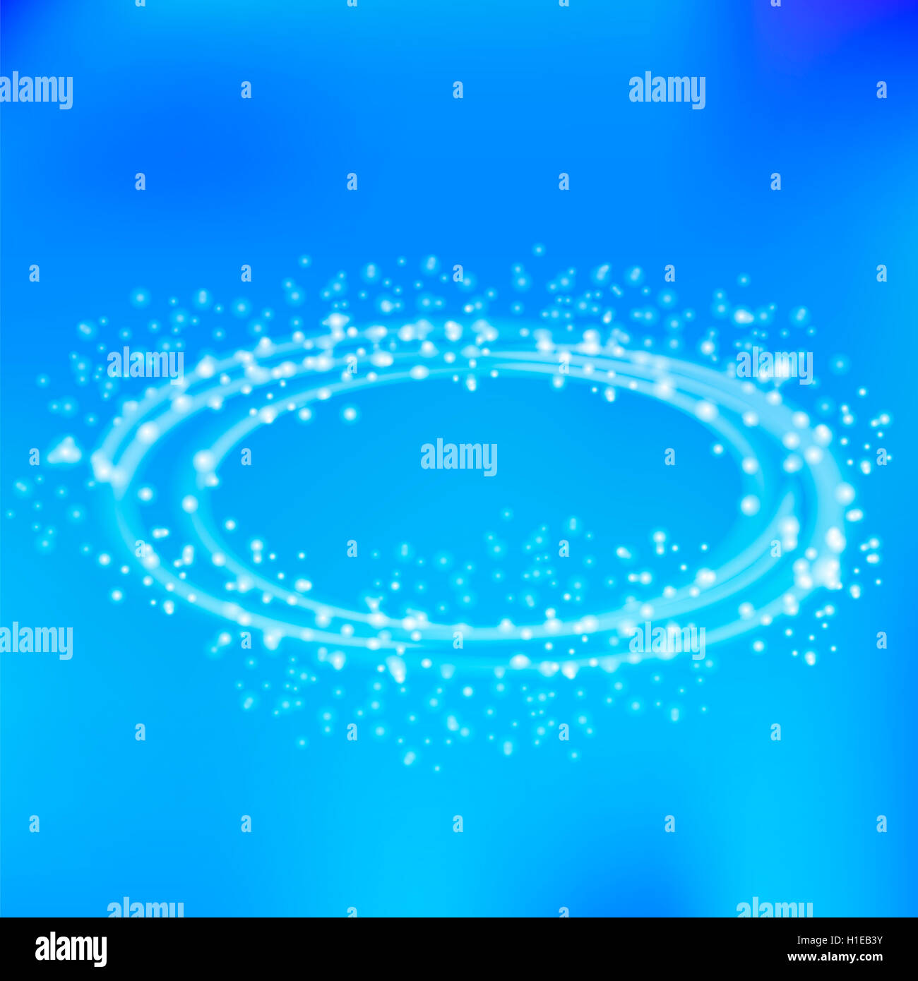Rings of Light with Sparkling Lines. Motion Stars Stock Photo - Alamy