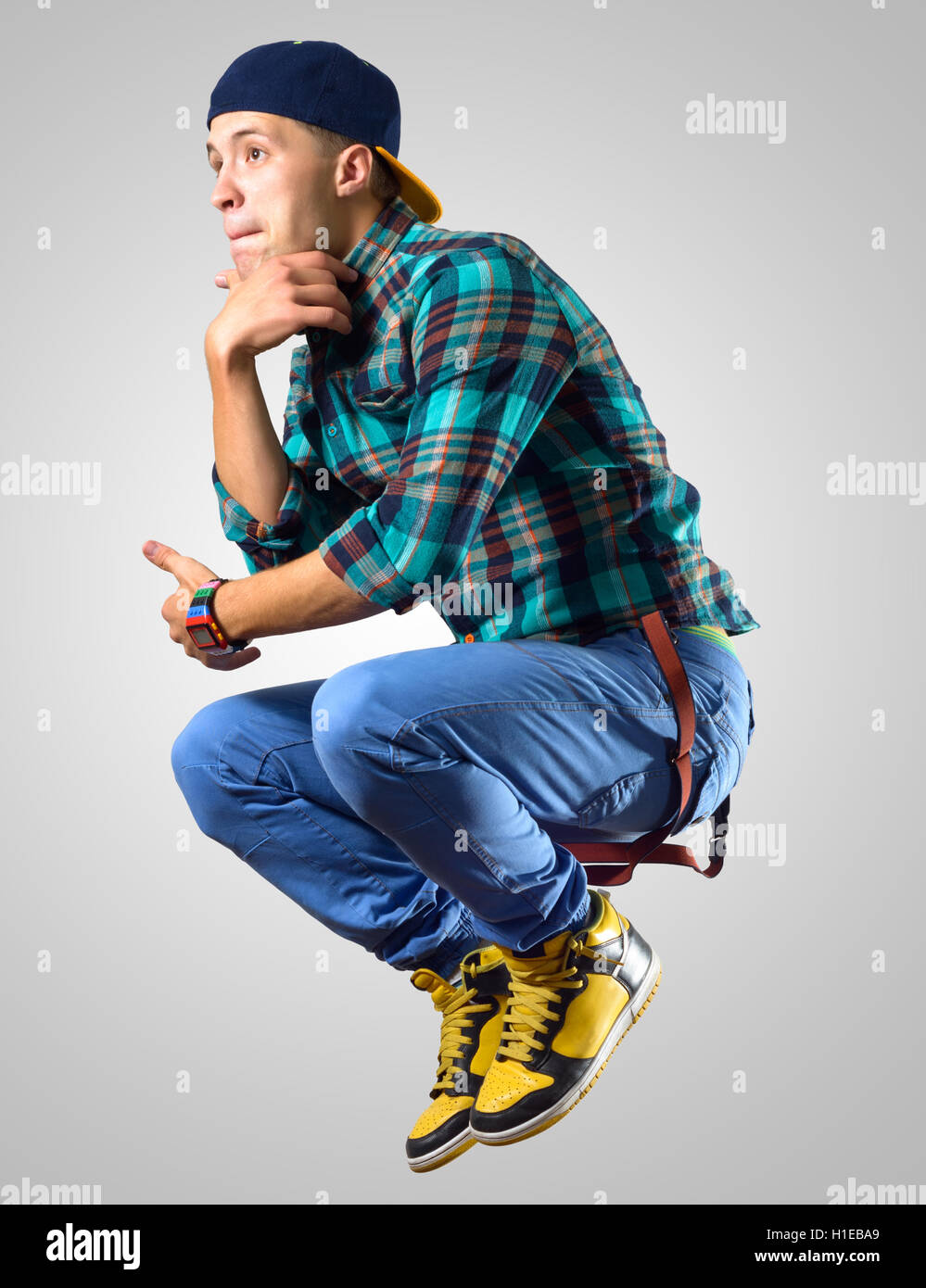 Young man dancer Stock Photo - Alamy