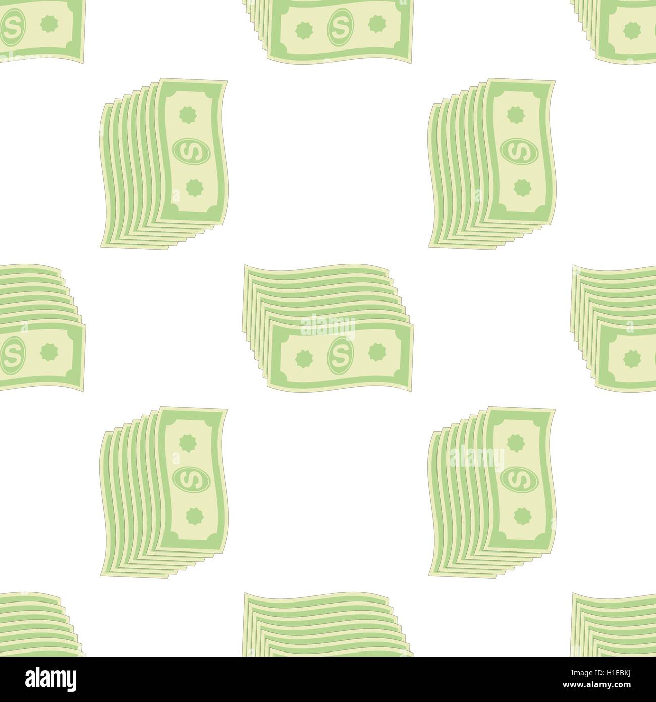 Set of Paper Dollars Seamless Pattern Stock Vector Image & Art - Alamy