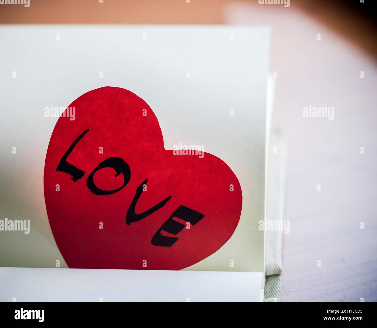 diary of love Stock Photo - Alamy