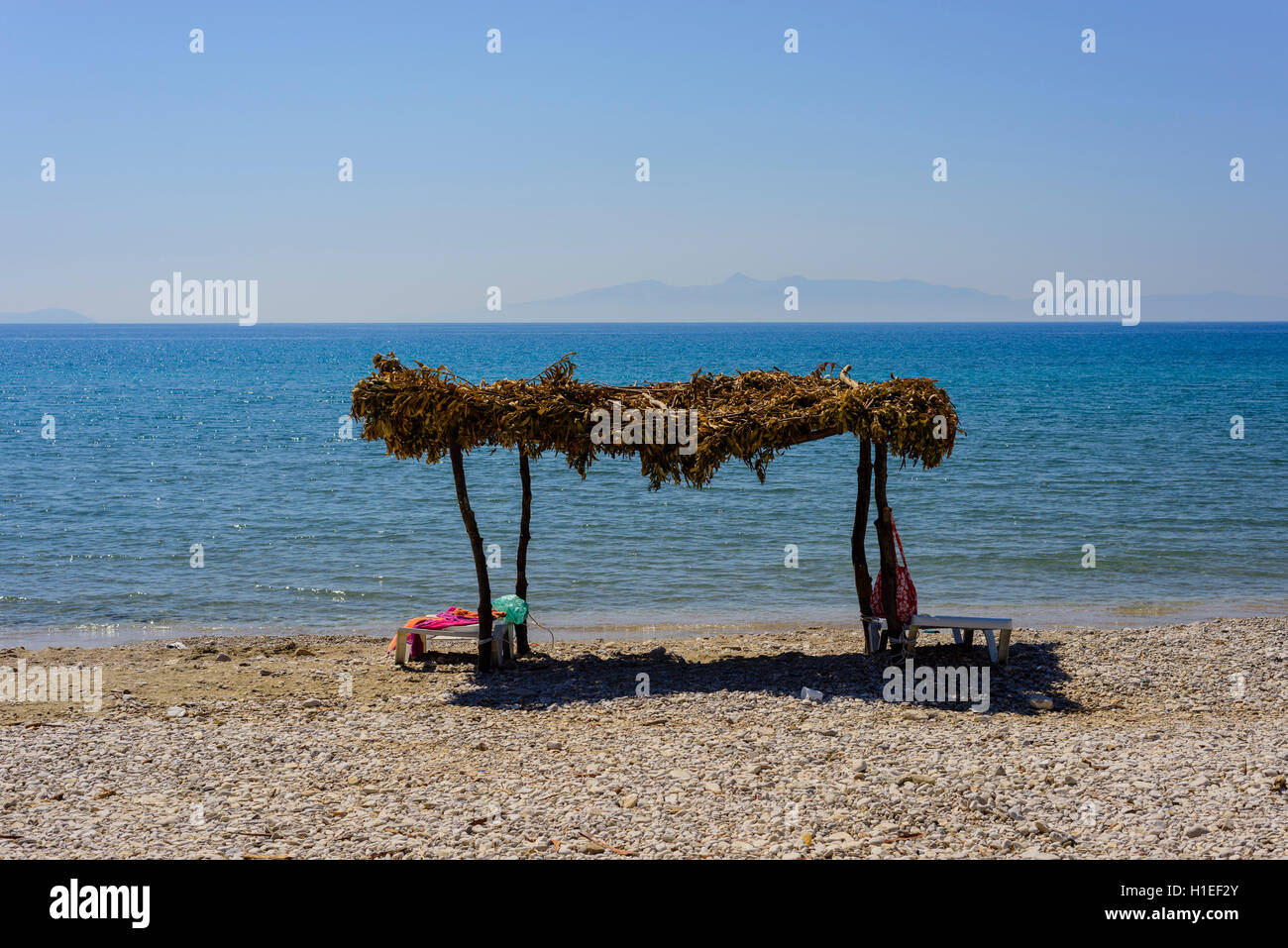Qeparo beach, Albania Stock Photo - Alamy