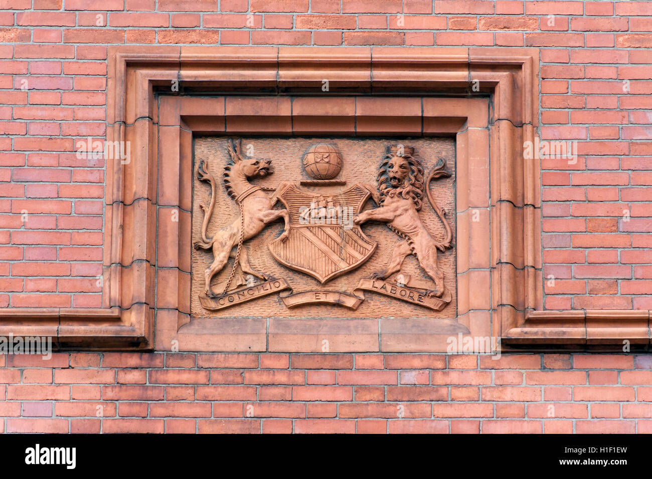 Manchester coat of arms hi-res stock photography and images - Alamy