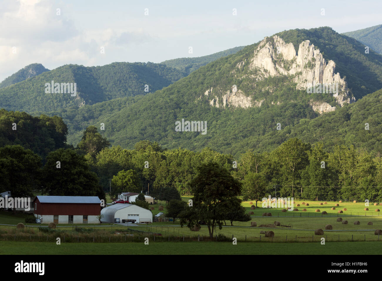 West Virginia, Seneca Rocks, landscape Stock Photo - Alamy
