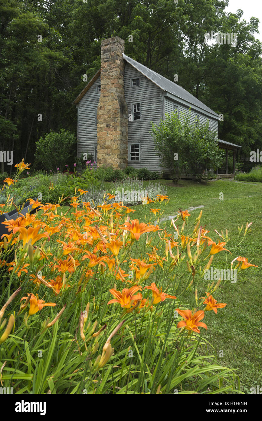 West Virginia, Seneca Rocks, Sites Homestead Stock Photo - Alamy