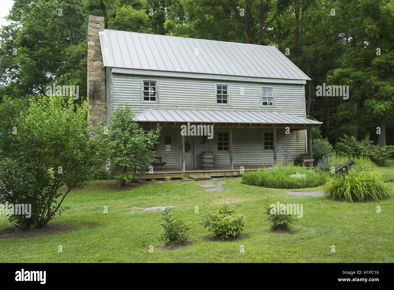 West Virginia, Seneca Rocks, Sites Homestead Stock Photo - Alamy