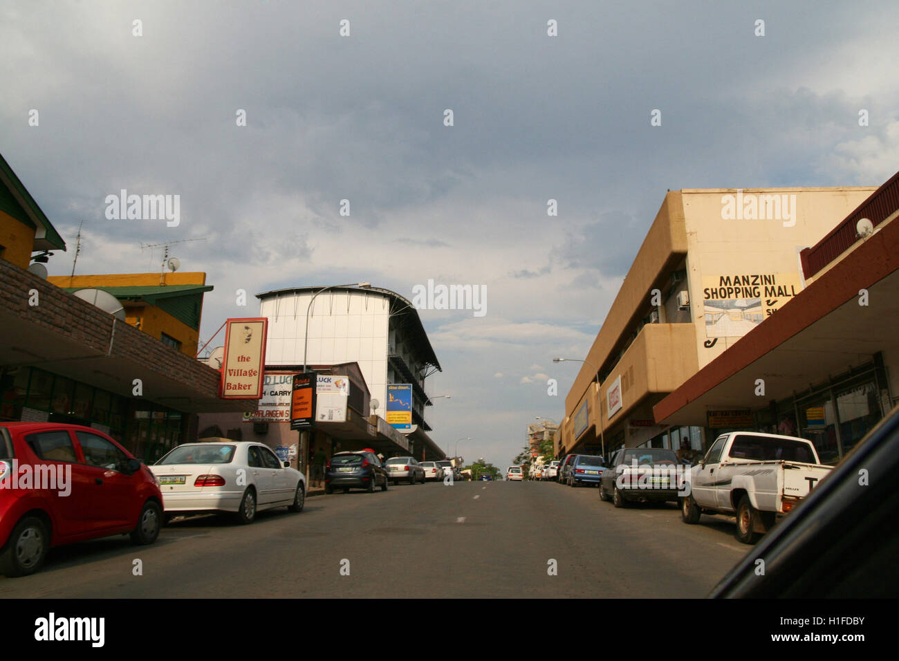 High street, Manzini, Kingdom of Swaziland Stock Photo - Alamy