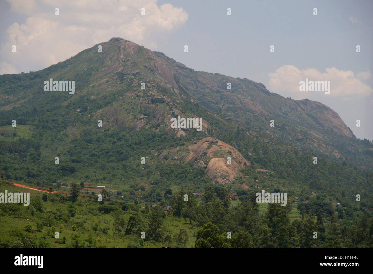 Mountain area, Kingdom of Swaziland Stock Photo - Alamy