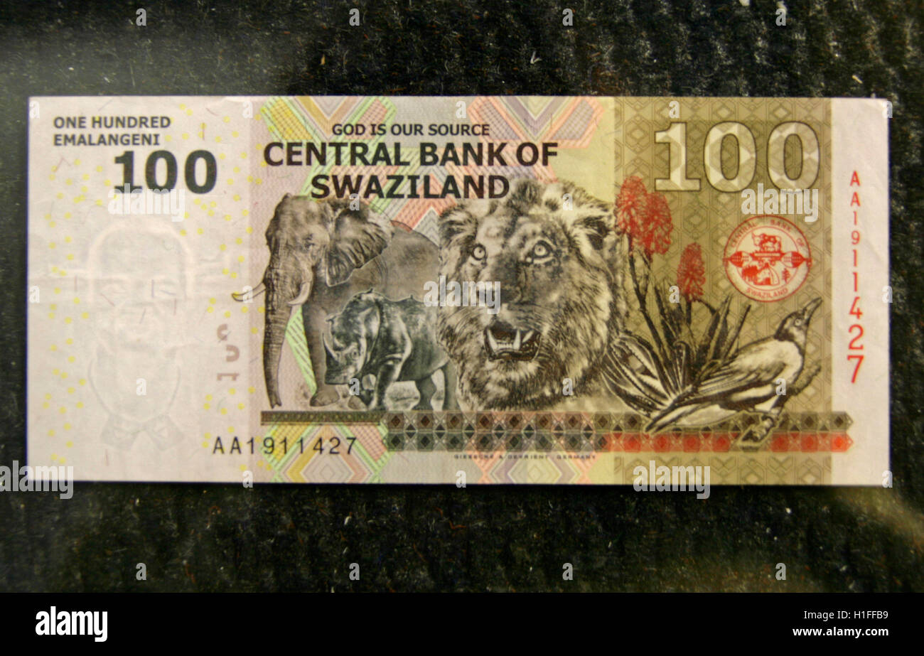 One hundred emalangeni hi-res stock photography and images - Alamy