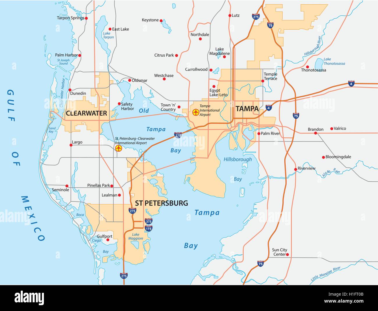 Tampa Bay Area Zip Code Map Map Tampa Bay Area Zip Code Map Map