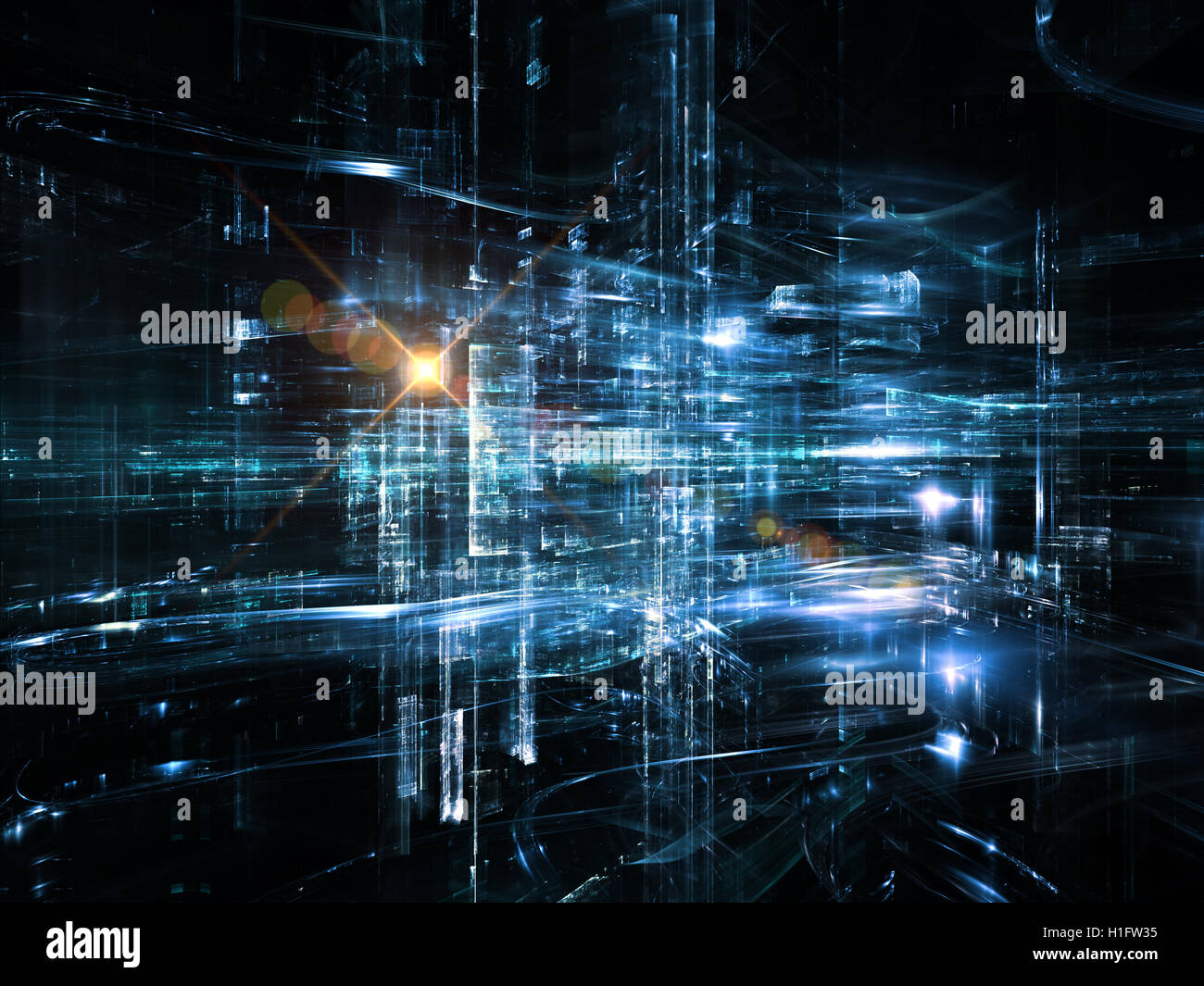 The Living City Stock Photo - Alamy