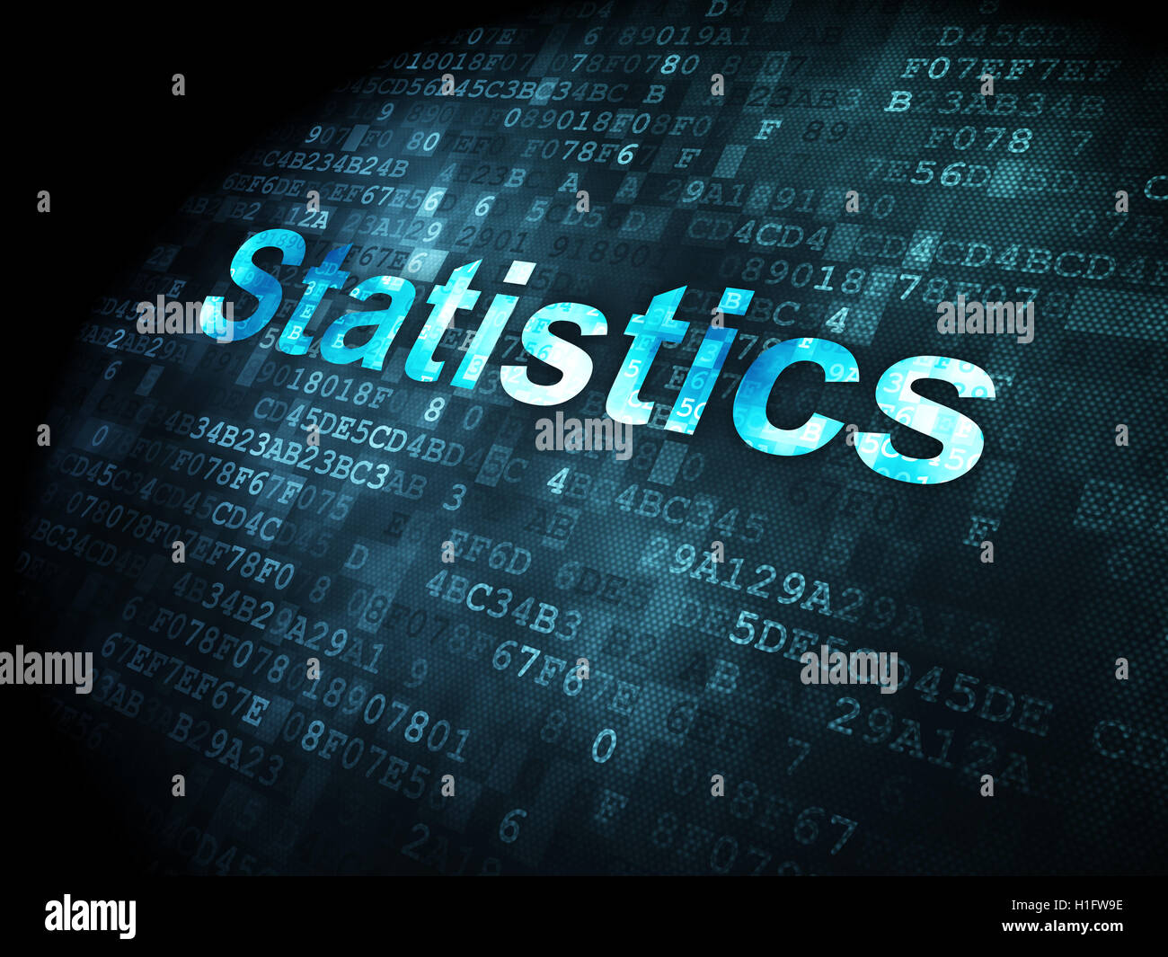 Finance concept: Statistics on digital background Stock Photo - Alamy