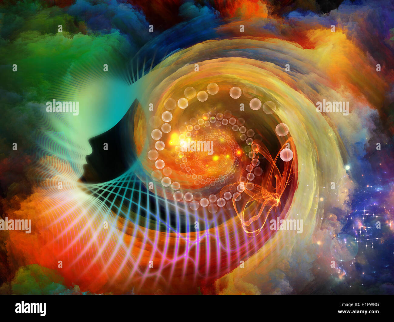 Lights of the Soul Stock Photo - Alamy