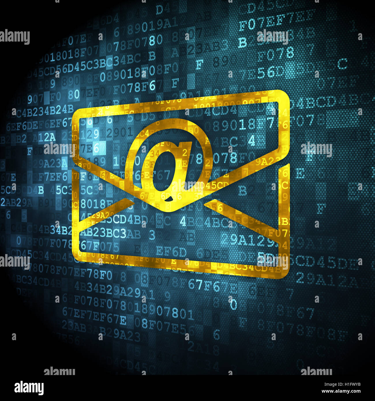 Business concept: Email on digital background Stock Photo - Alamy