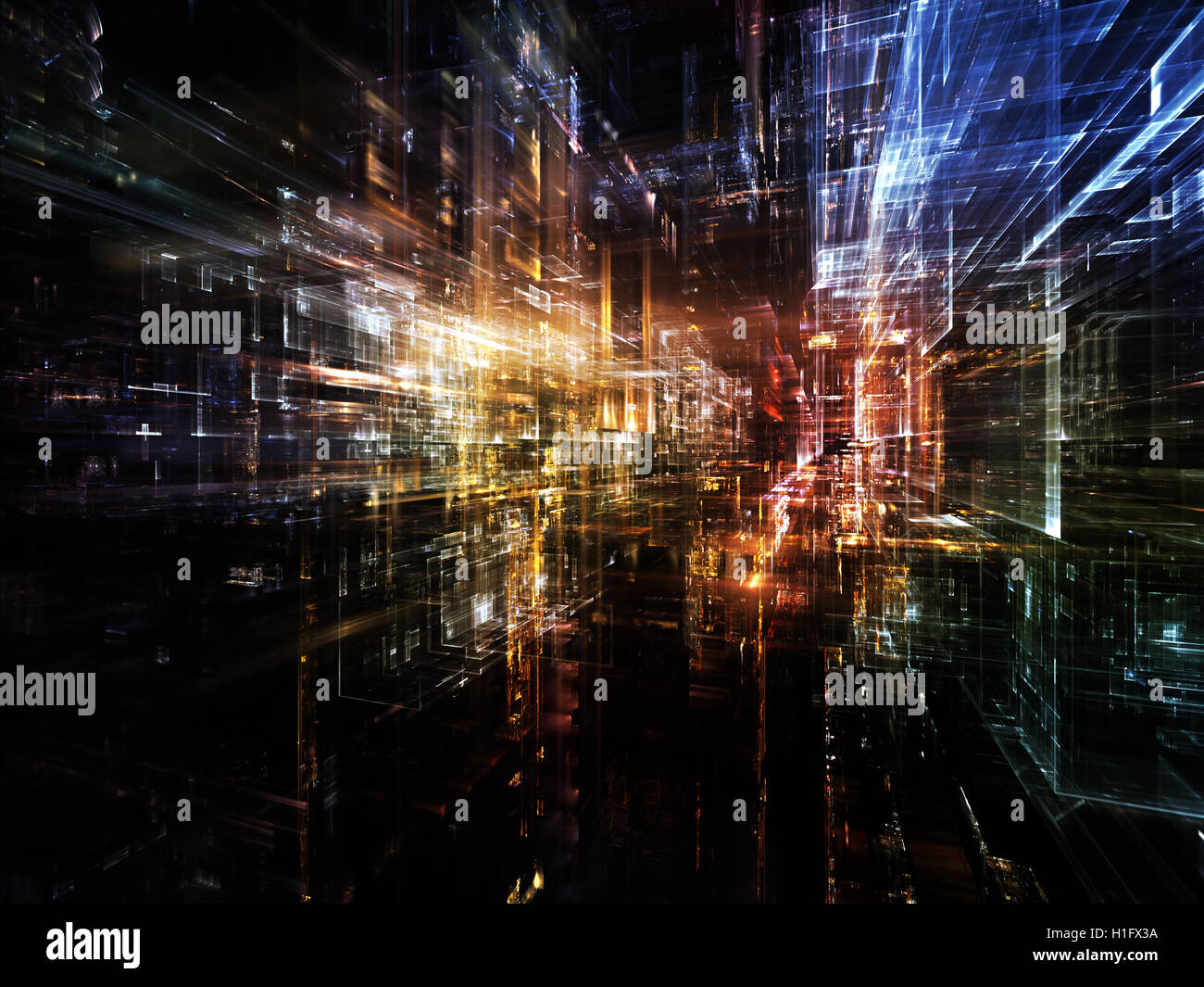 Structure in Space Stock Photo - Alamy