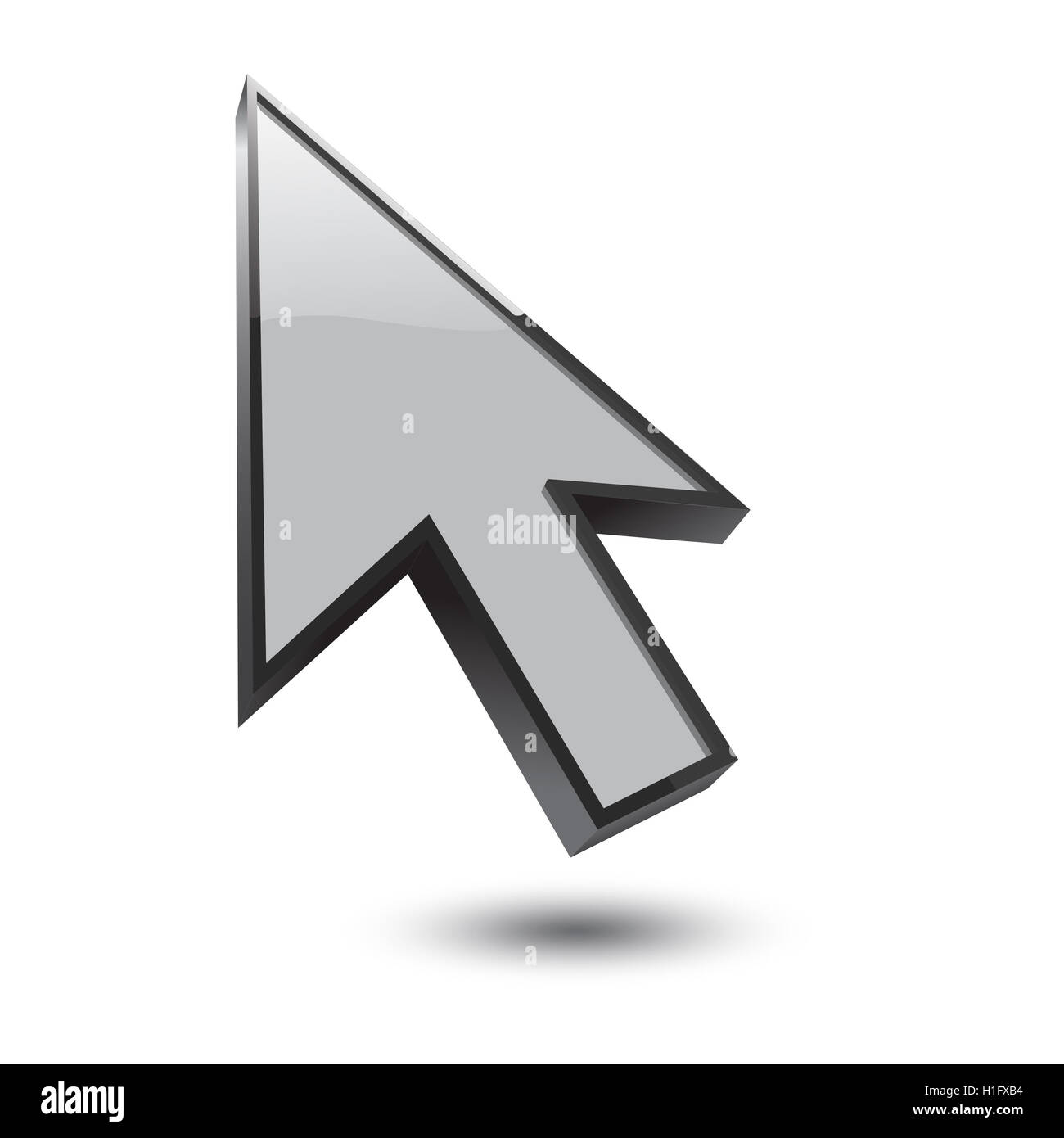 cursor 3d icon Stock Photo - Alamy