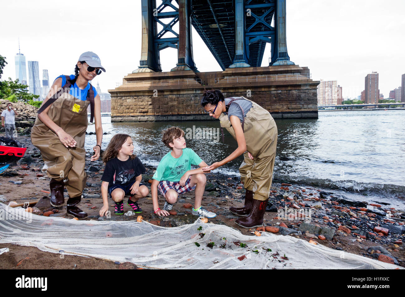 New York City,NY NYC,East River water,Brooklyn,Dumbo,Brooklyn Bridge ...