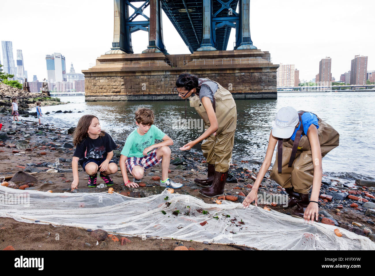 New York City,NY NYC,East River water,Brooklyn,Dumbo,Brooklyn Bridge ...