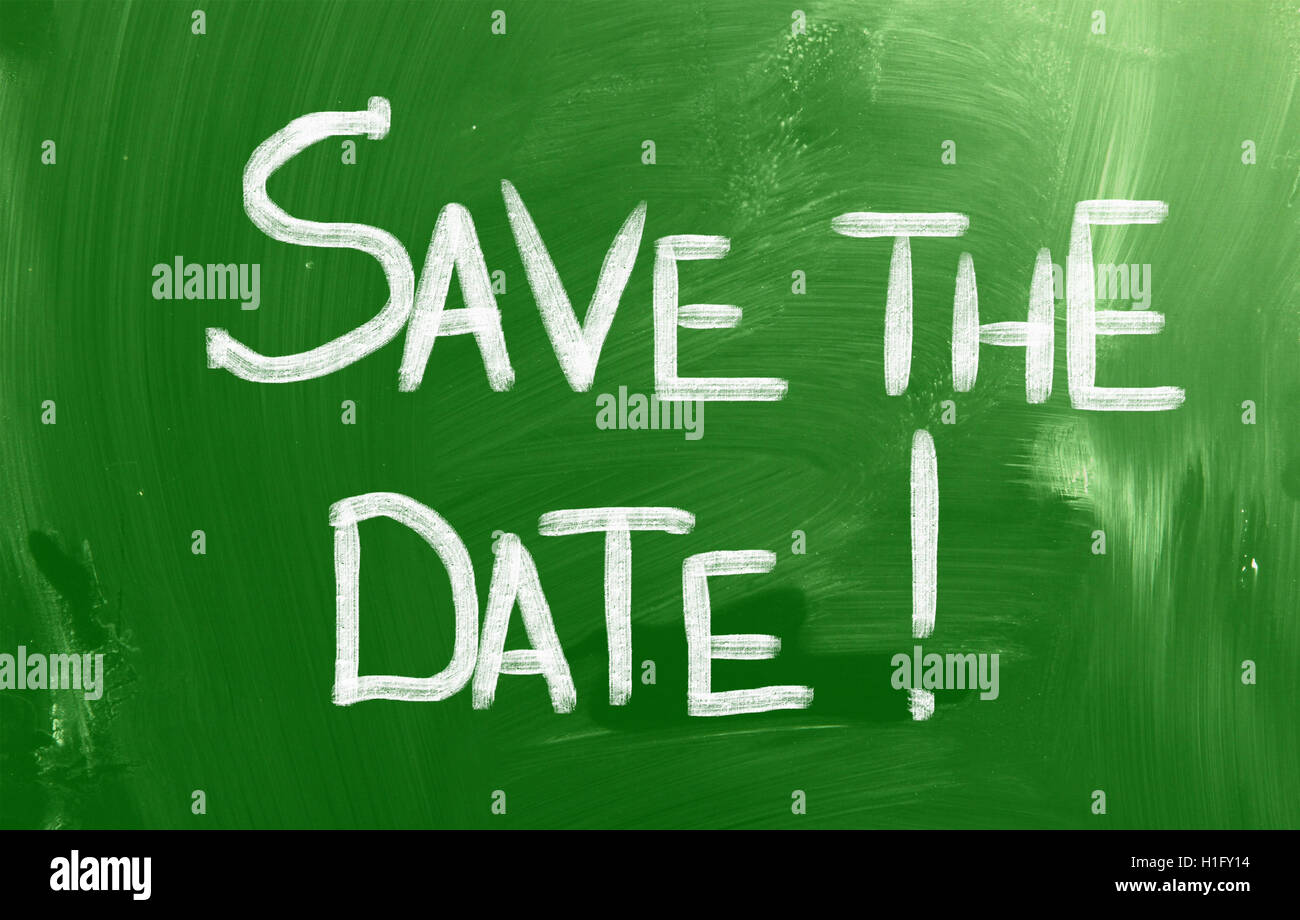 Save The Date Concept Stock Photo - Alamy