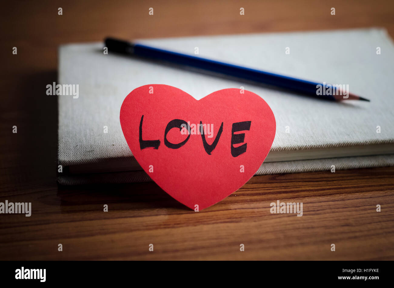 diary of love Stock Photo - Alamy