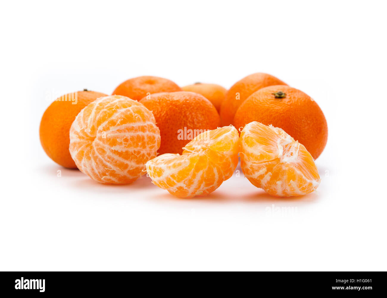 slices of mandarin Stock Photo - Alamy