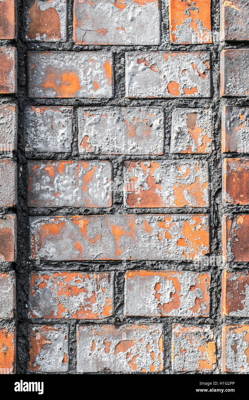 vintage red brick wall pattern background Stock Photo - Alamy