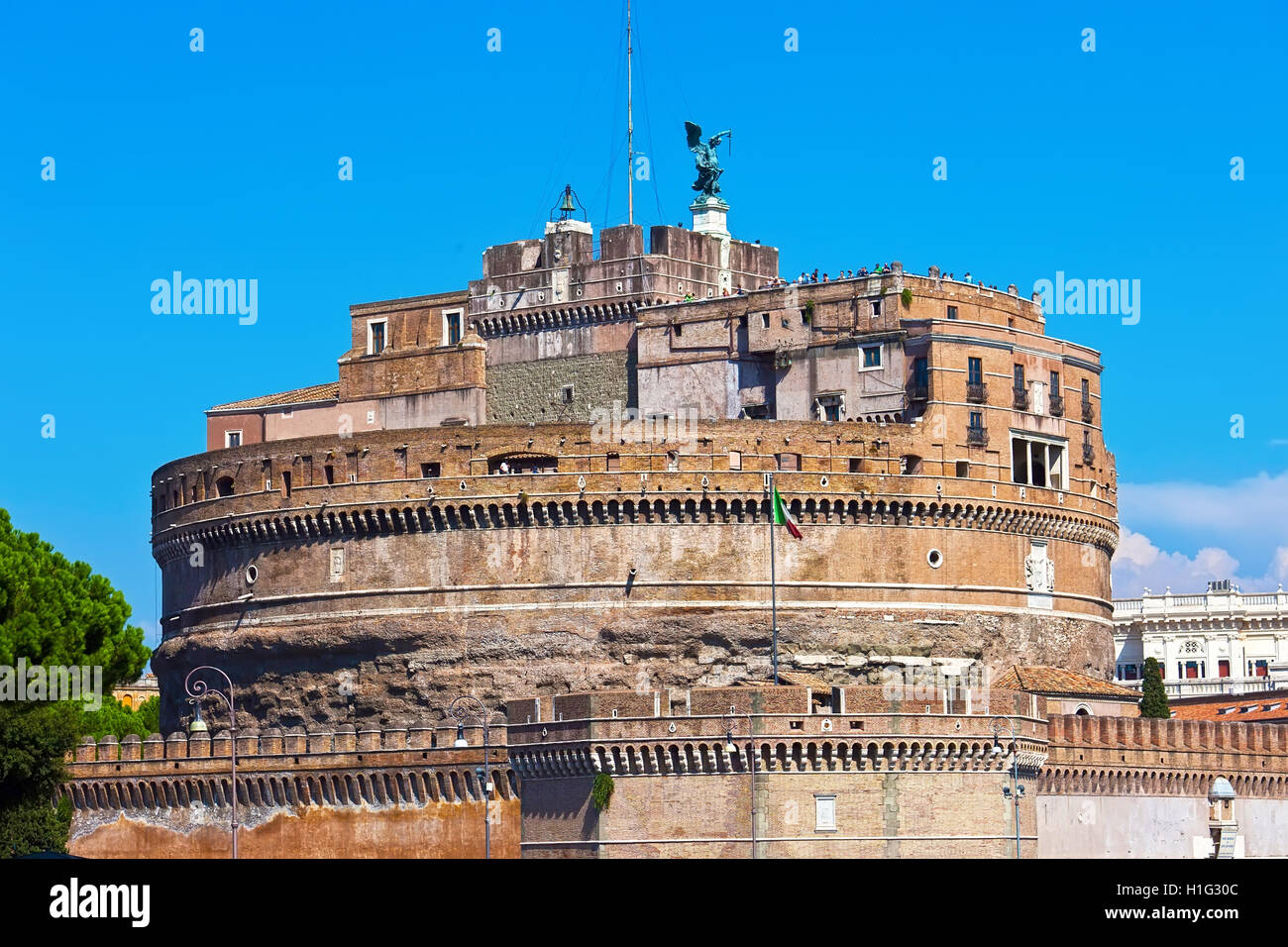 Saint Angel castle Stock Photo - Alamy