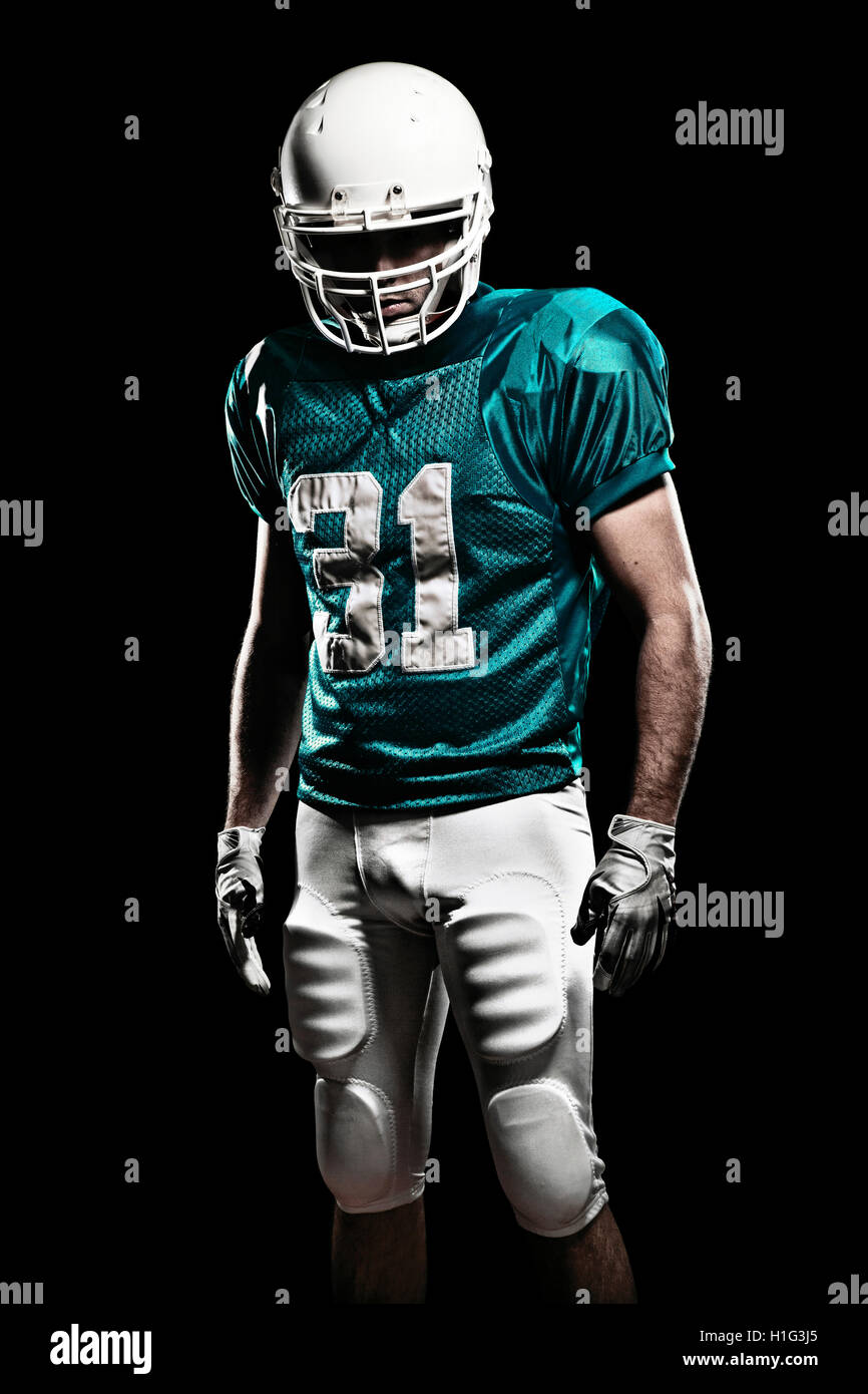 Football Player with number Stock Photo - Alamy
