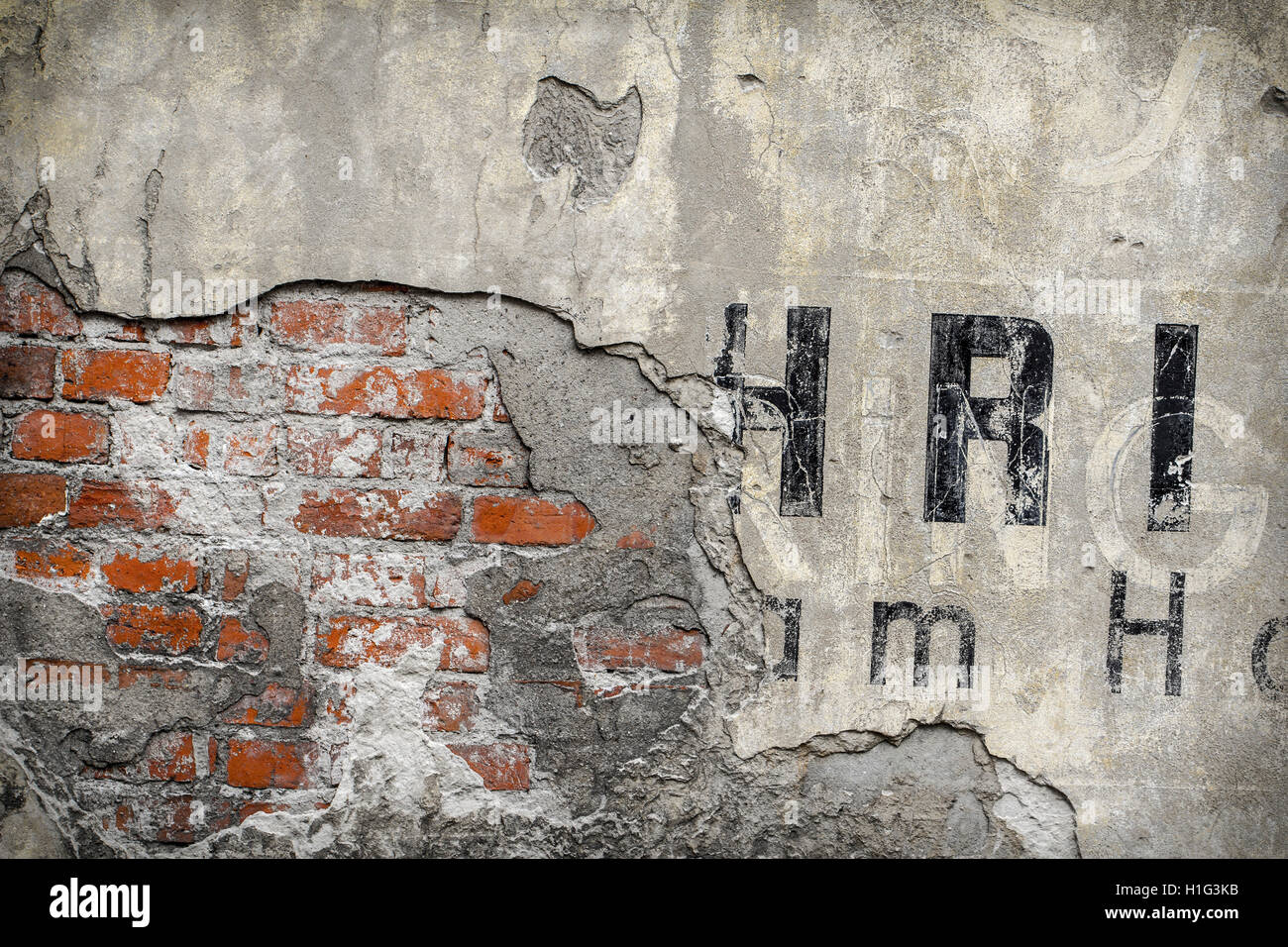 Rendered brick wall hi-res stock photography and images - Alamy