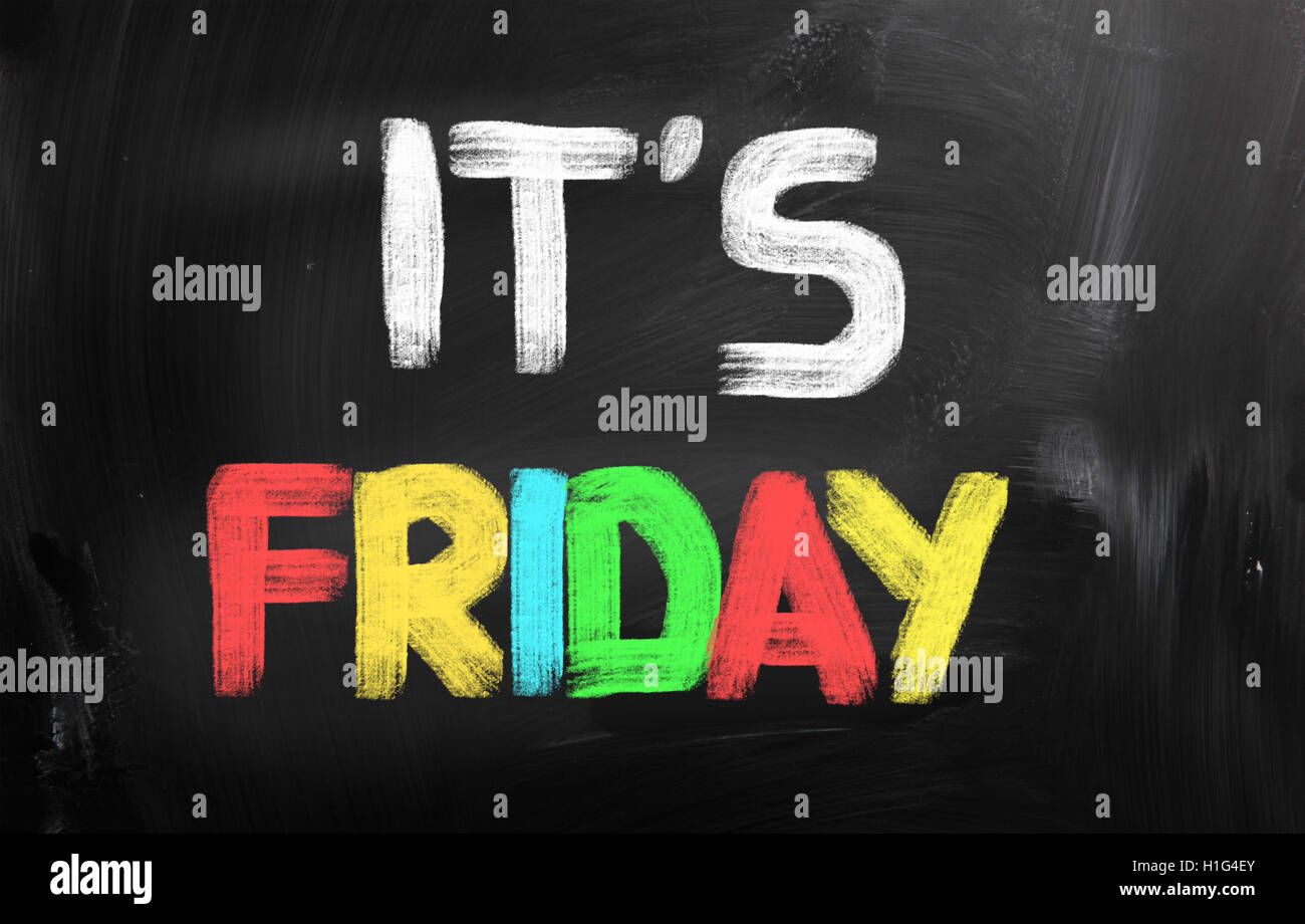 It's Friday Concept Stock Photo - Alamy