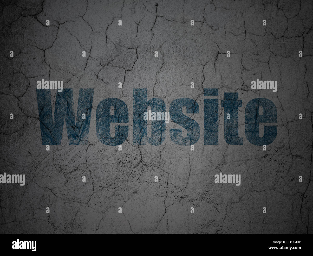 Web design concept: Website on grunge wall background Stock Photo - Alamy
