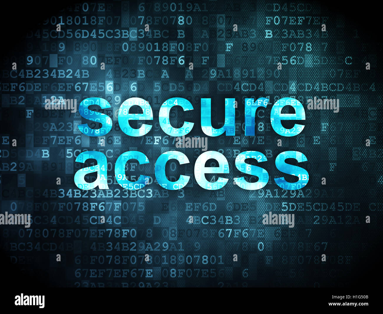 Safety concept: Secure Access on digital background Stock Photo - Alamy