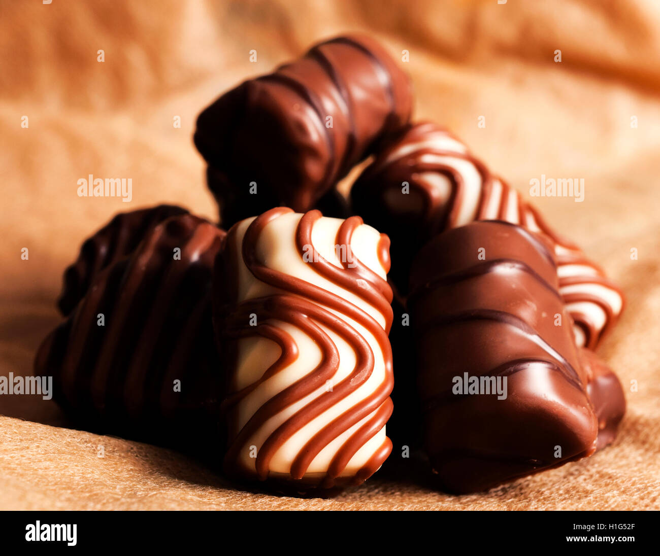 Vanilla caramel cream candy hi-res stock photography and images - Alamy