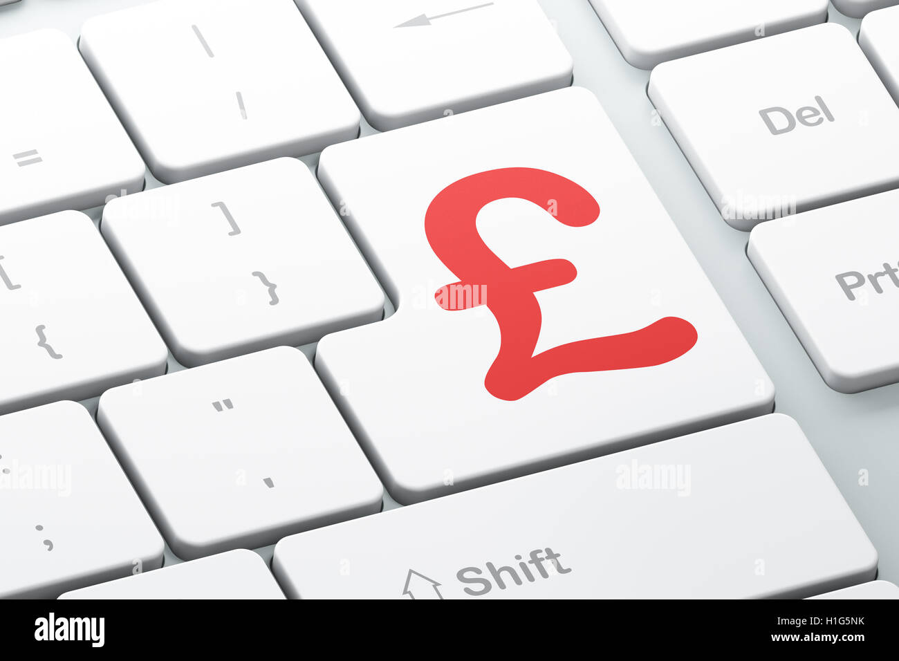 Currency concept: Pound on computer keyboard background Stock Photo - Alamy