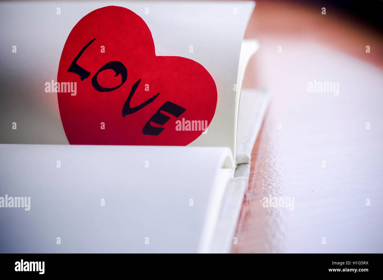 diary of love Stock Photo - Alamy