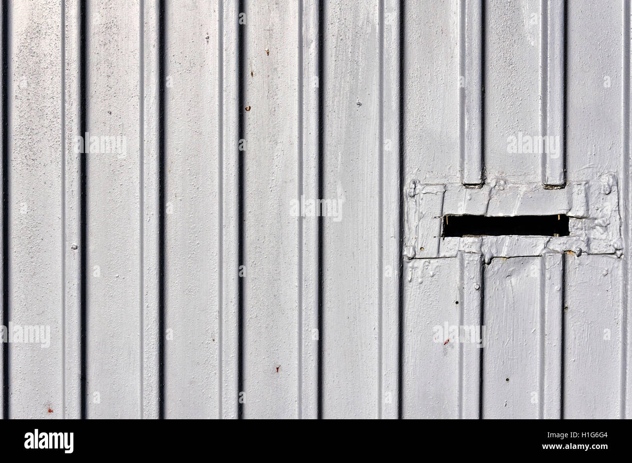 Metal post box Stock Photo - Alamy