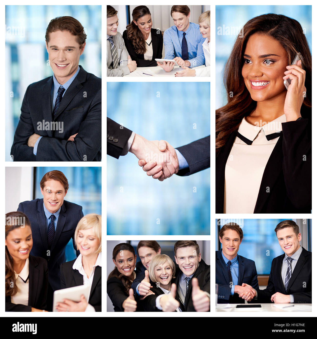 Entrepreneurs collage hi-res stock photography and images - Alamy