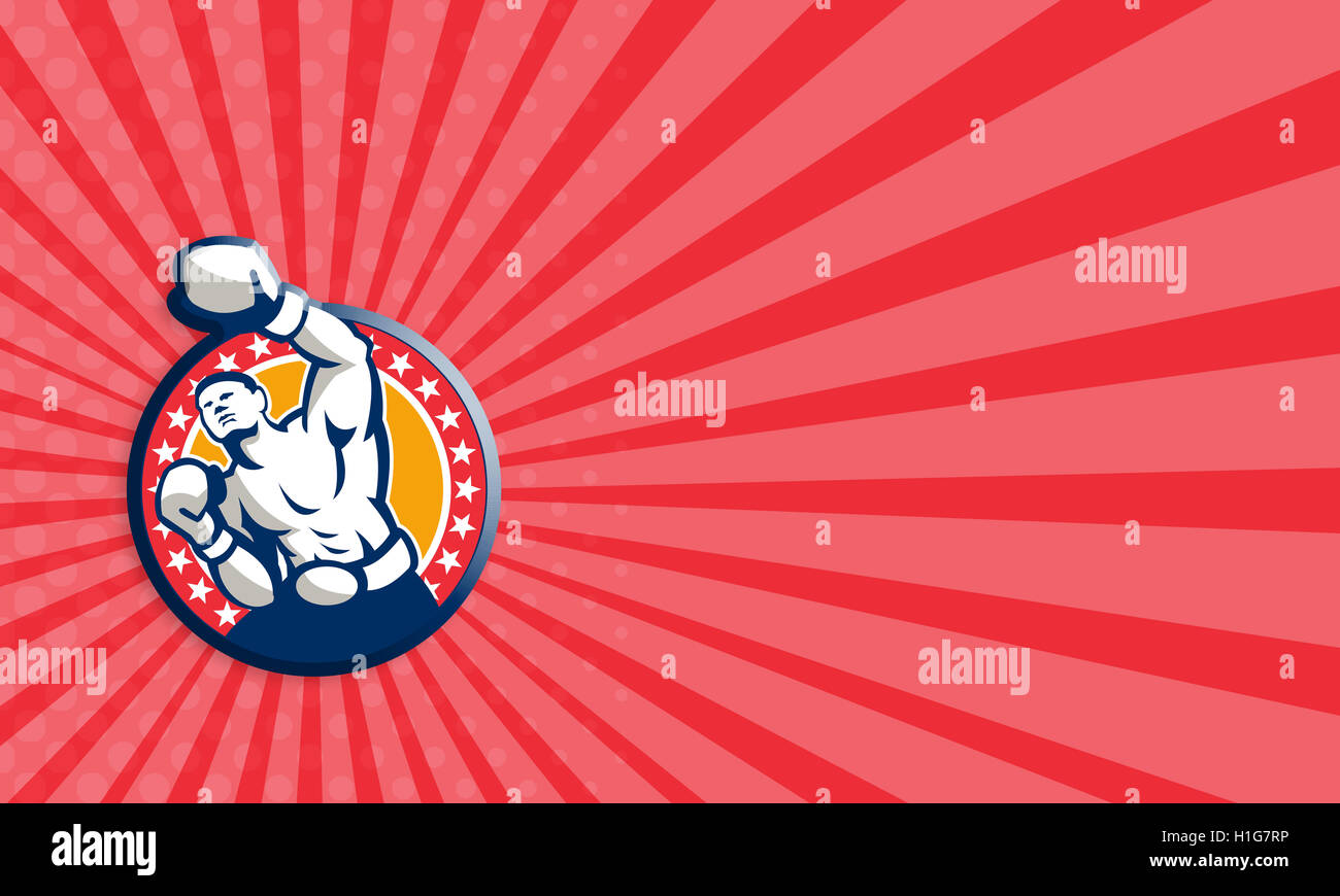 Retro boxing poster hi-res stock photography and images - Alamy