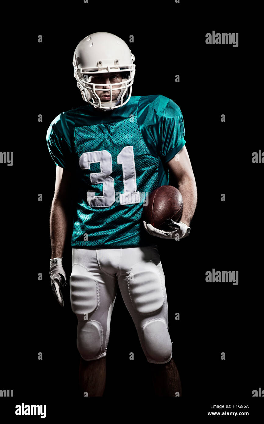 Football Player with number Stock Photo - Alamy