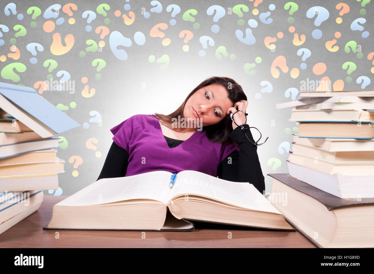 Question mark trouble hi-res stock photography and images - Alamy