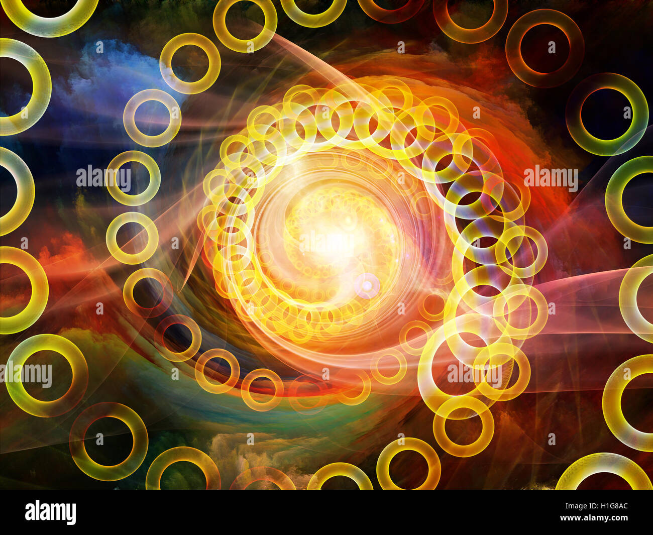 Inside Motion Vortex Stock Photo - Alamy