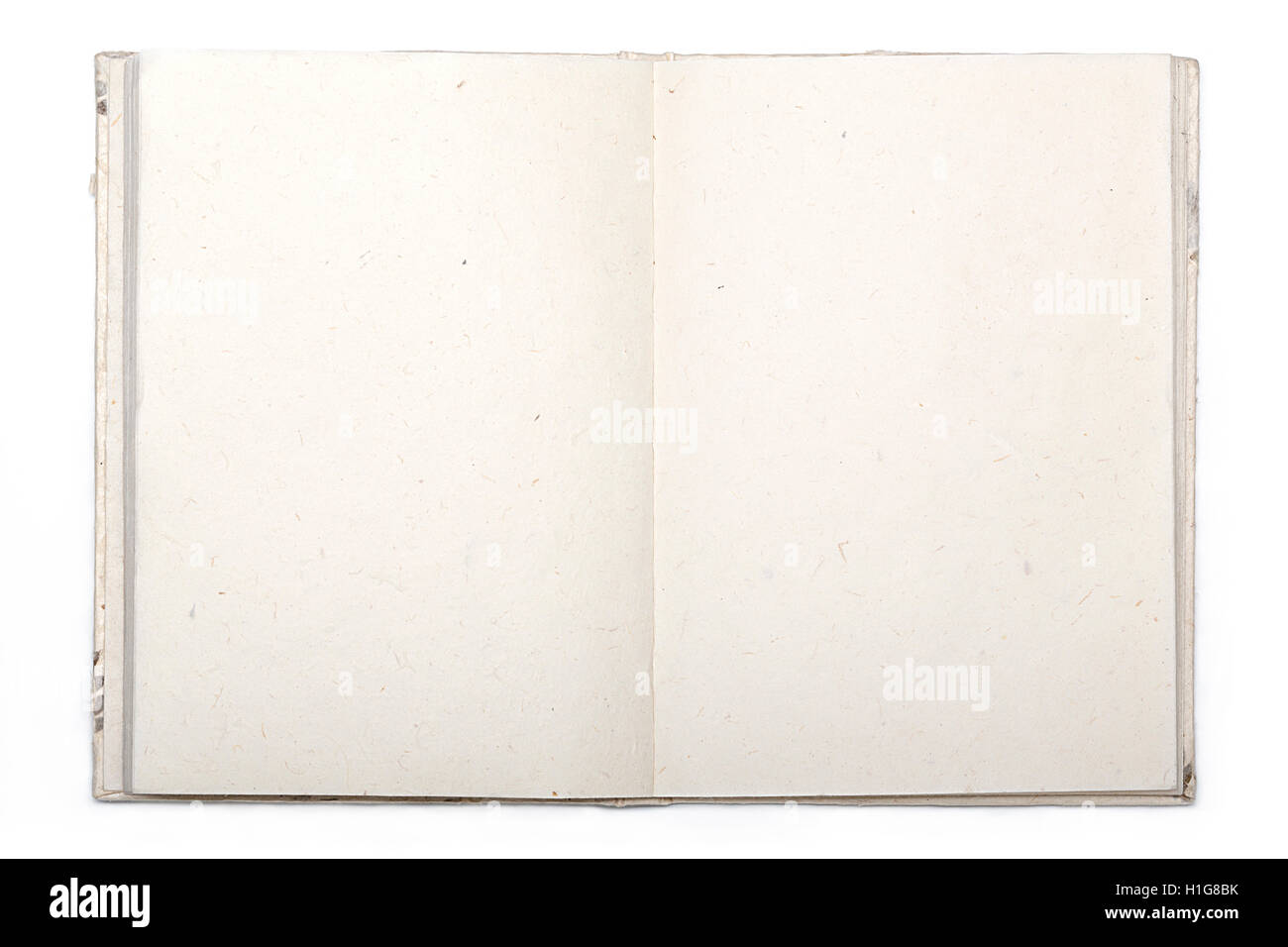 open diary with japan paper isolated on white Stock Photo - Alamy